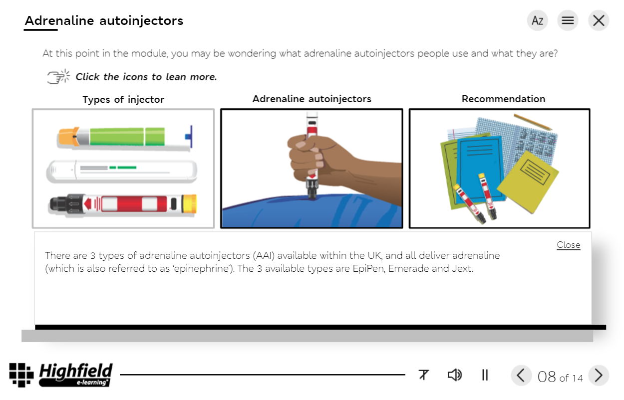 Anaphylaxis and Auto Injectors - Savvy Care Courses